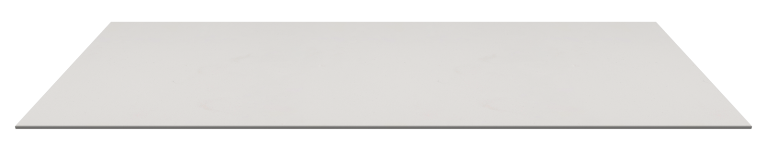 Plain White Quartz Worktop | Prestige Granite