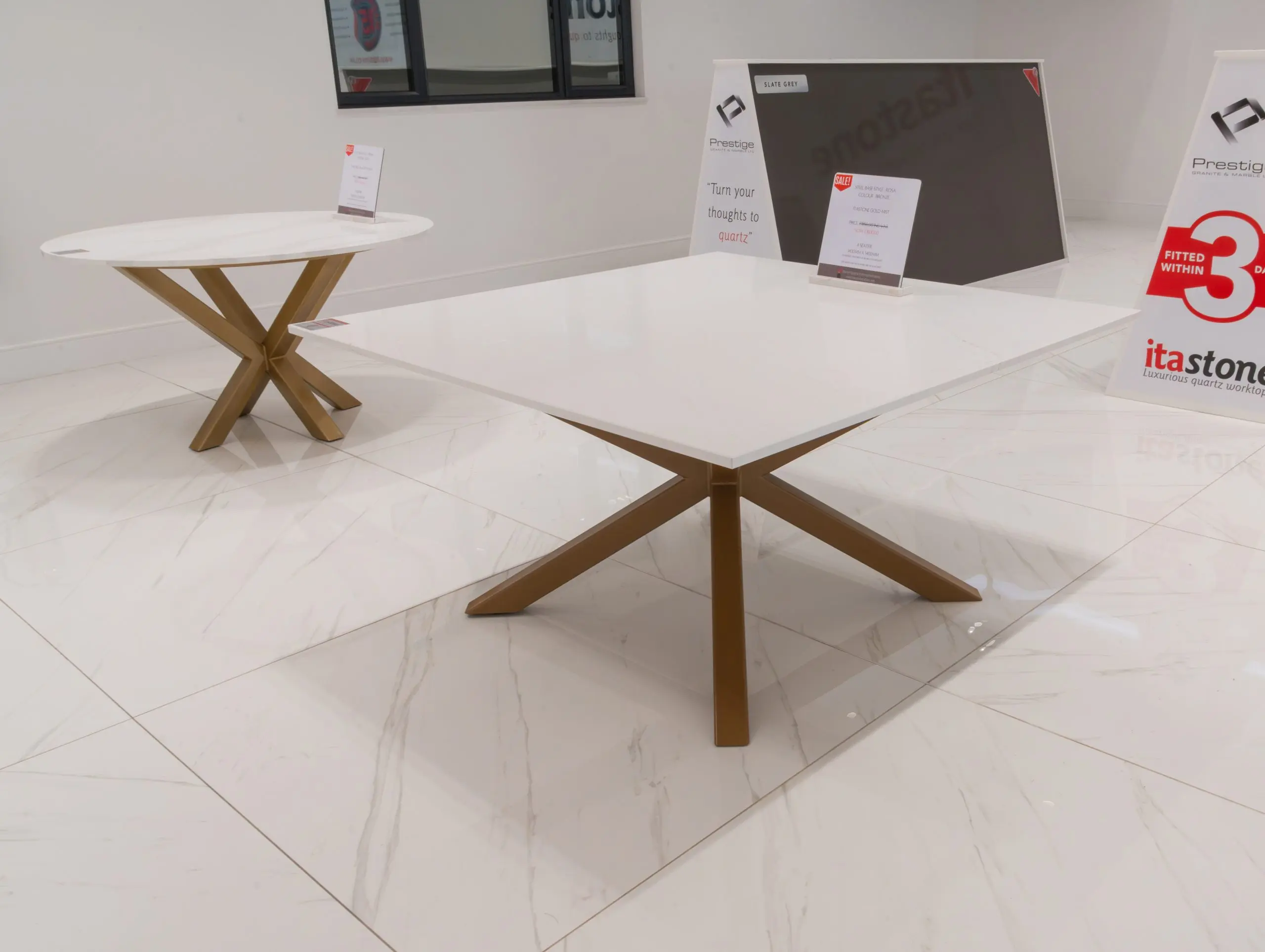 Bespoke Quartz & Granite Stone Tables - Liverpool, UK
